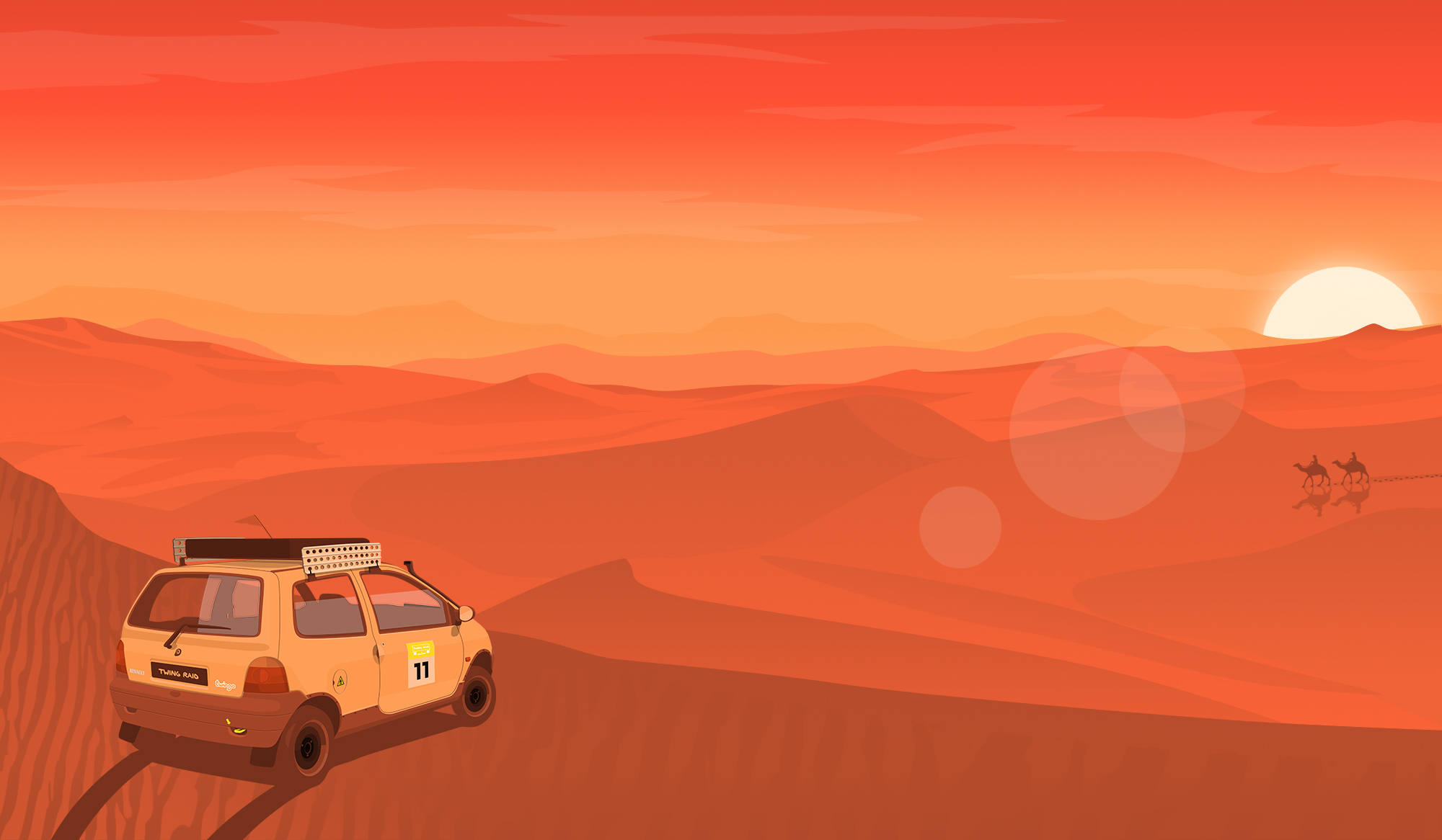 Twing Raid - Le nouveau Raid Solidaire en Twingo au Maroc